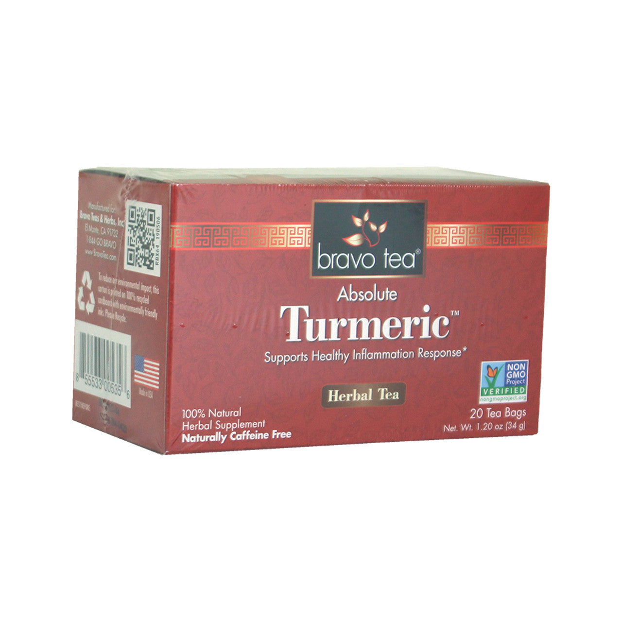 Absolute Turmeric Tea: 20- Bags – Asiatic Herbs Oils and Things LLC