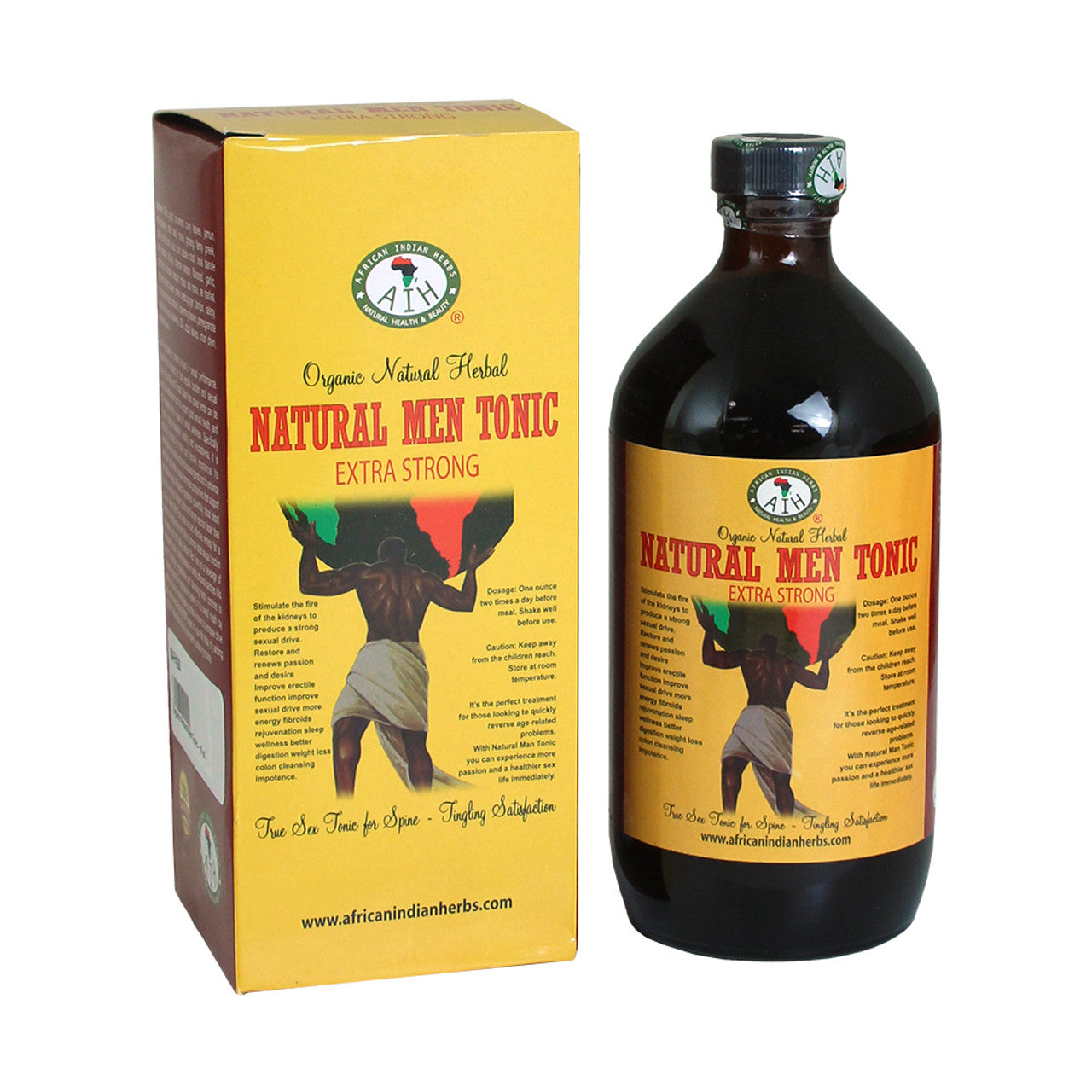 Organic Natural Men Tonic - 16 oz. – Asiatic Herbs Oils and Things LLC